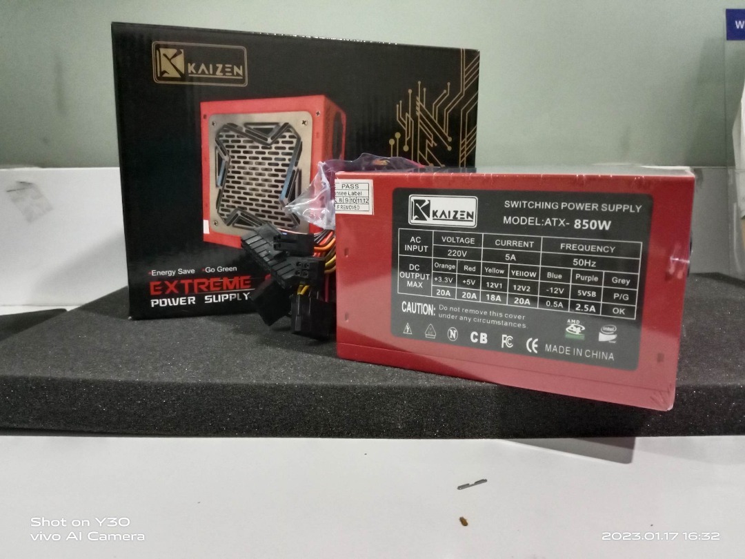 KAIZEN PSU 850W EXTREME SERIES, Computers & Tech, Desktops on Carousell