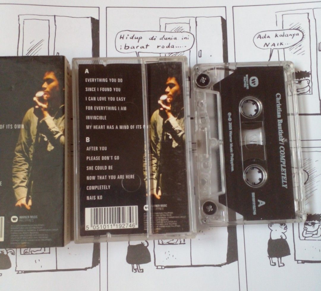 Kaset Christian Bautista Completely, Hobbies & Toys, Music & Media, CDs & DVDs on Carousell