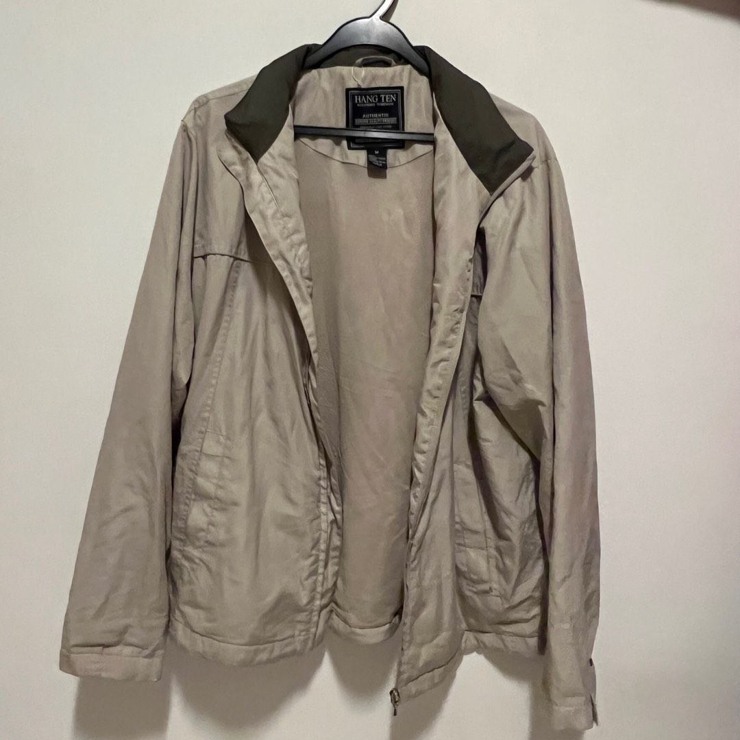 khaki windbreaker tag acubi y2k thrifted, Women's Fashion, Coats ...