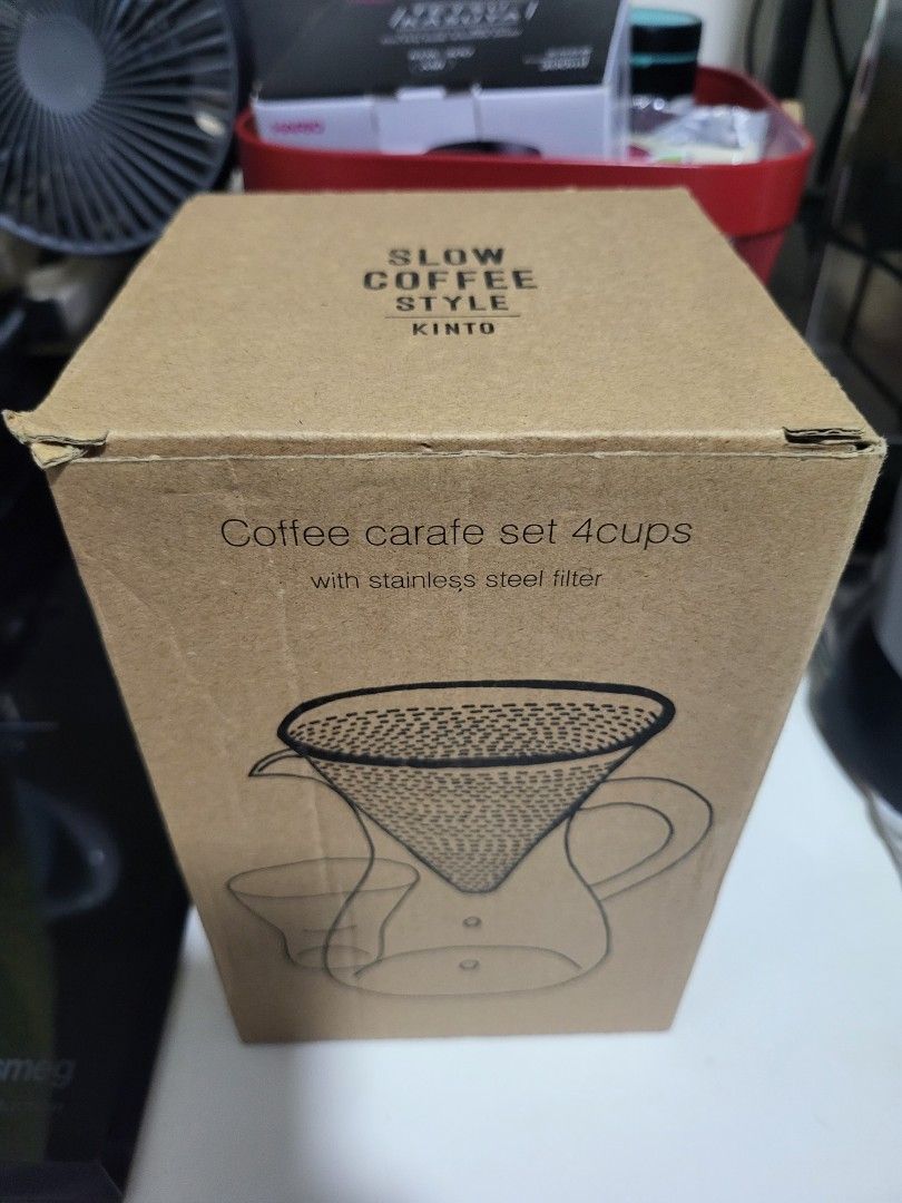 Kinto drip coffee carafe set(4 cups), Furniture & Home Living ...