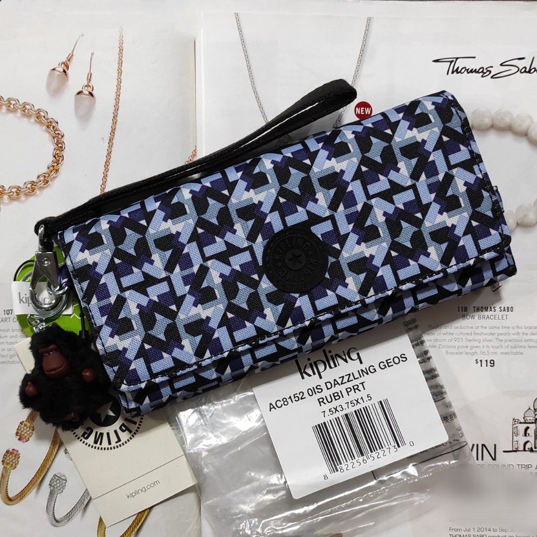 Kipling Rubi Large Wristlet Wallet, Women's Fashion, Bags & Wallets ...