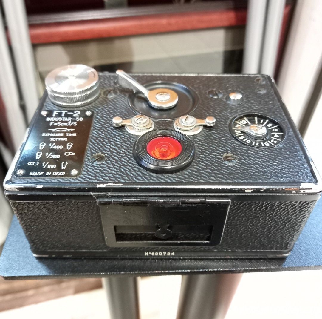 Russian KMZ FT-2 Panoramic Camera 24x110mm w/ Industar Len... Gd con ...