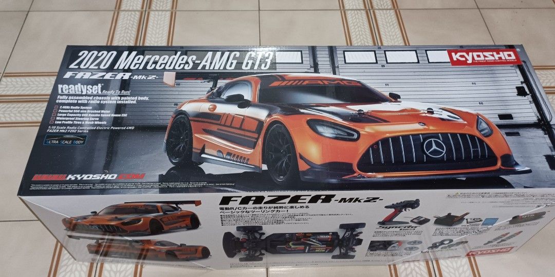 Kyosho Fazer Mk2 - Mercedes-AMG GT3, Hobbies & Toys, Toys & Games on ...