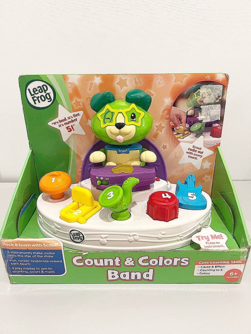 Leapfrog count and color band, Hobbies & Toys, Toys & Games on Carousell