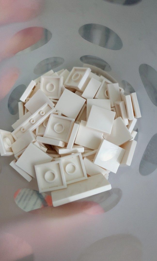 Lego 2x2 white tile, Hobbies & Toys, Toys & Games on Carousell