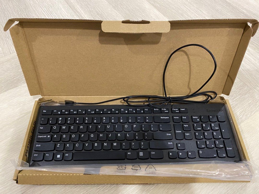 Lenovo Usb Wired Keyboard Brand New Unused Computers Tech Parts Accessories Computer
