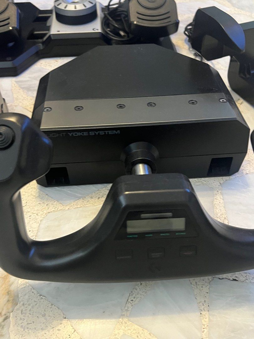 Logitech Flight Simulator Set (yoke, rudder, throttle), Computers ...