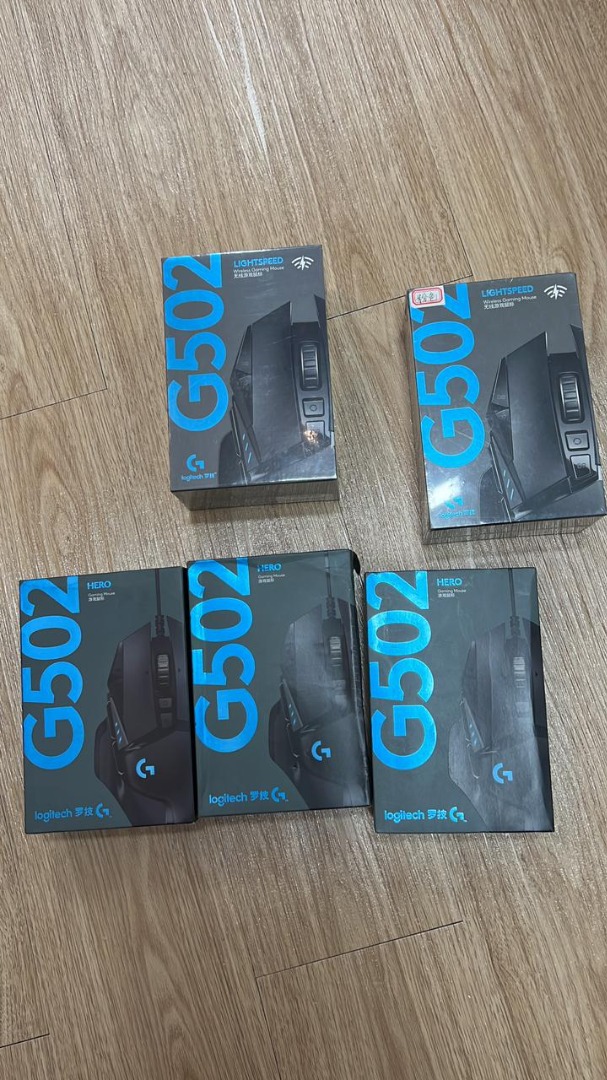 Logitech G502 Hero Gaming Mouse Logitech G502 Lightspeed Wireless