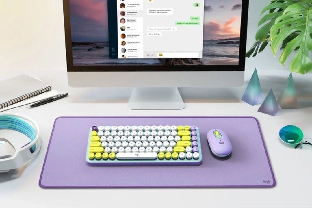 Logitech Pop Keys Emoji Keyboard Daydream Computers And Tech Parts And Accessories Computer