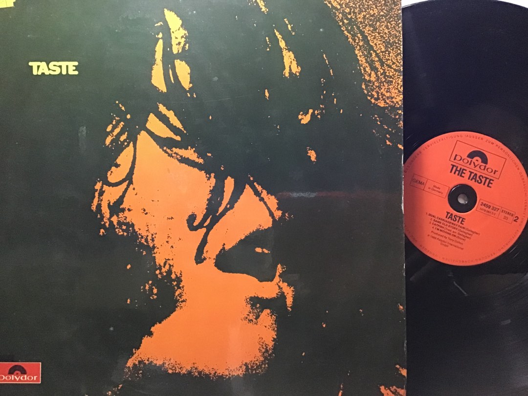 LP The Taste - Rory Gallagher OOP 1969 VINYL RECORD Anubis Blues Rock ...