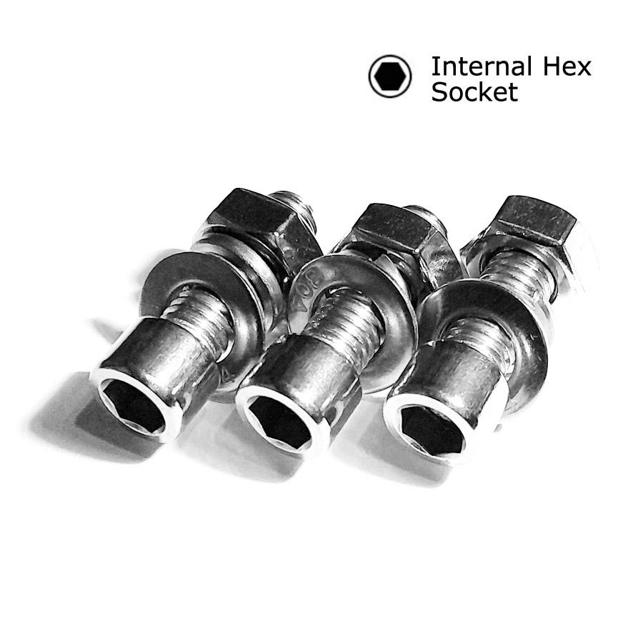 M10 Hex Bolt Set (3cm) Screw, Motorcycles, Motorcycle Accessories on ...