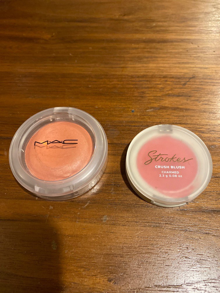 MAC Glow Play blush in grand + strokes cream blush in charmed, Beauty ...