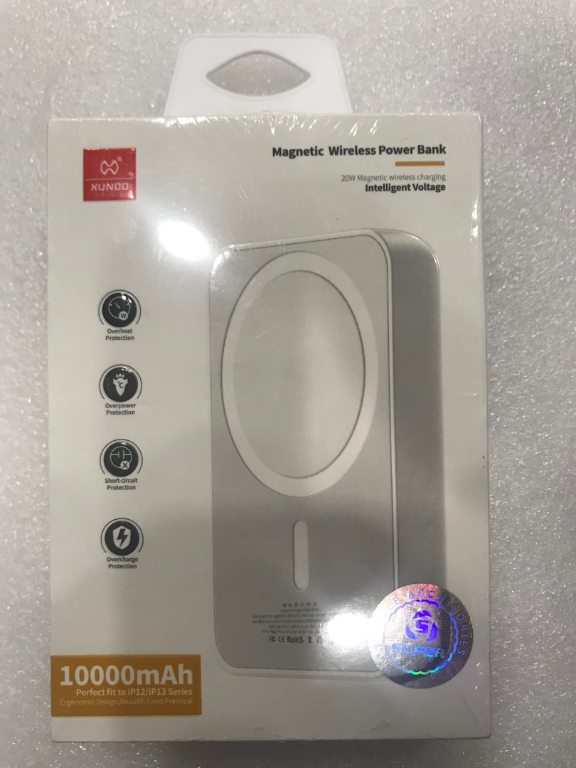 Magnetic Wireless Powerbank Xunod, Mobile Phones & Gadgets, Mobile ...