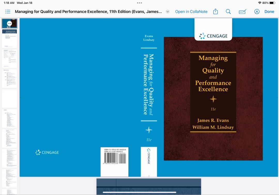 Managing for Quality and Performance Excellence (PDF), Hobbies & Toys ...