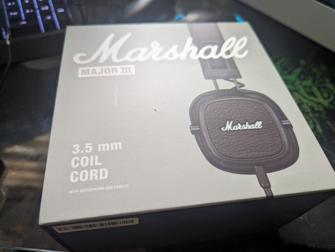 Marshall Major III WIRED, Audio, Headphones & Headsets on Carousell