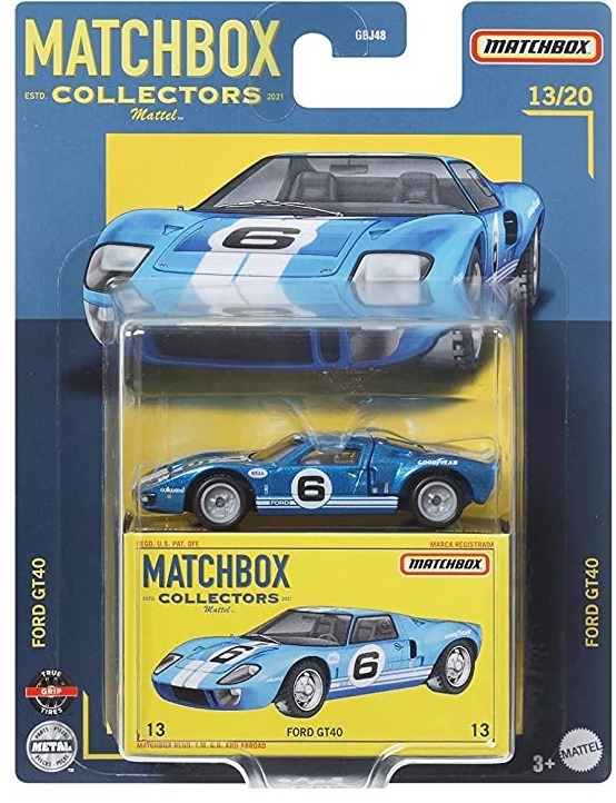 MATCHBOX Ford GT40 (GBJ48), 興趣及遊戲, 玩具 & 遊戲類 - Carousell