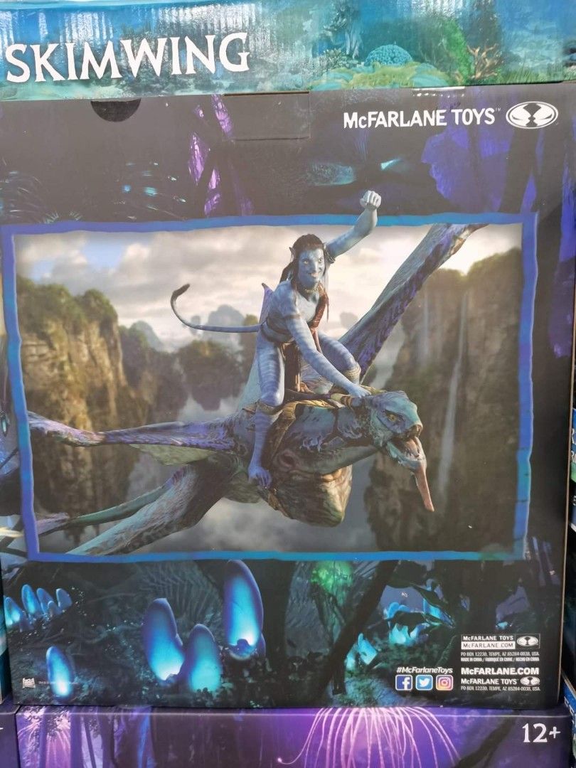 MCFARLANE TOYS JAKE SULLY AND MEGA BANSHEE (AVATAR: THE WAY OF WATER) DELUXE SET MEGA FIGURE ...