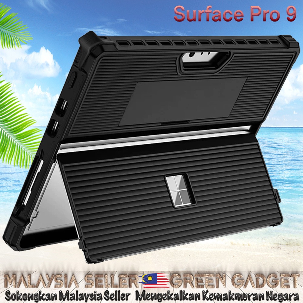 Microsoft Surface Pro 9 Case Armour 360 Full Protection Cover Casing ...