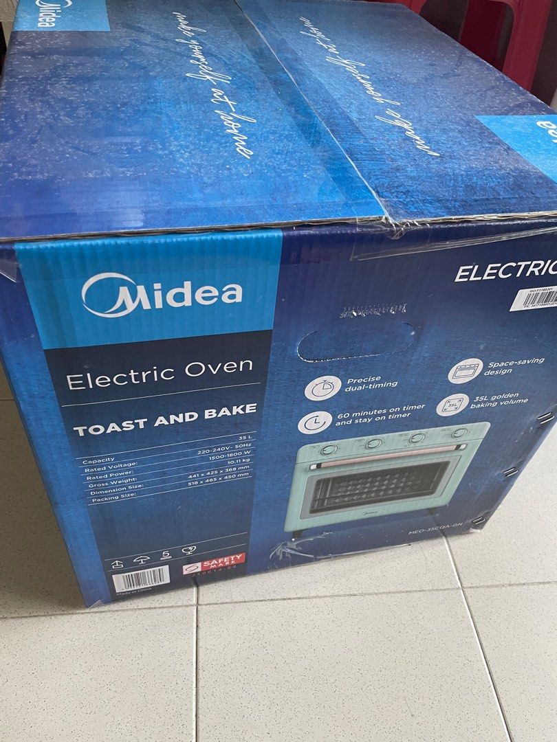 Midea Electric Oven MEO-35CQA-GN, TV & Home Appliances, Kitchen ...