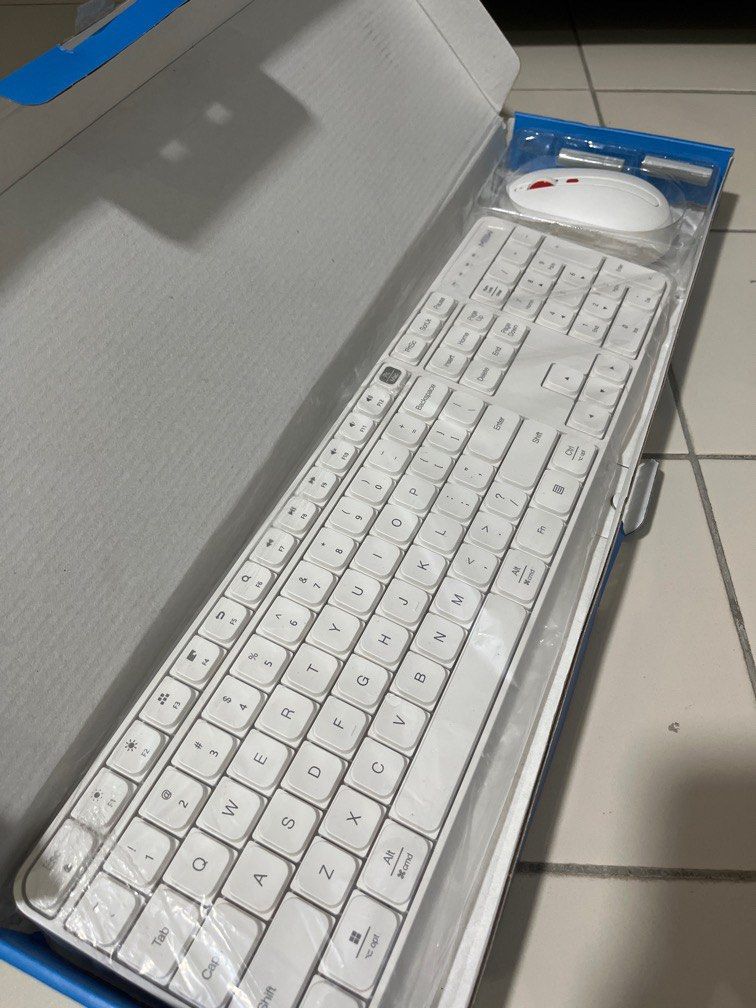 MIIIW Keyboard Mouse Set RF 2.4GHz Wireless Office For Windows PC ...