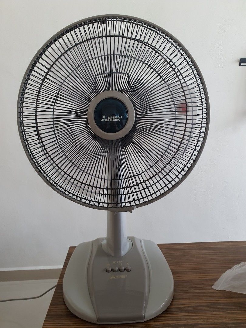 Mitsubishi table fan 16 inch, TV & Home Appliances, Air Conditioners ...