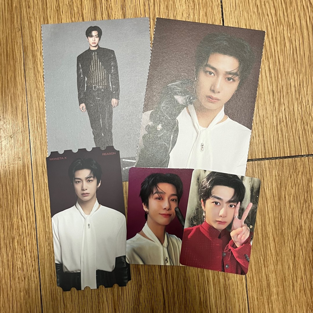 Monsta X Reason Pop Up Store Hyungwon Set, Hobbies & Toys, Memorabilia ...