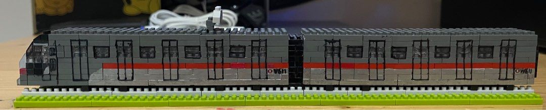 MTR x nanoblock東涌綫ADTranz-CAF EMU Train, 興趣及遊戲, 玩具 & 遊戲類 - Carousell