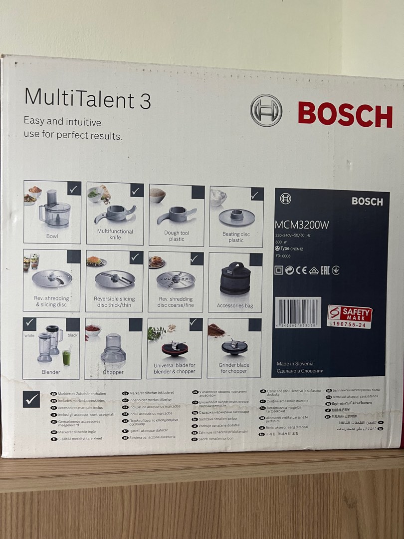 multi talent 3 Food processor, TV & Home Appliances, Kitchen Appliances ...