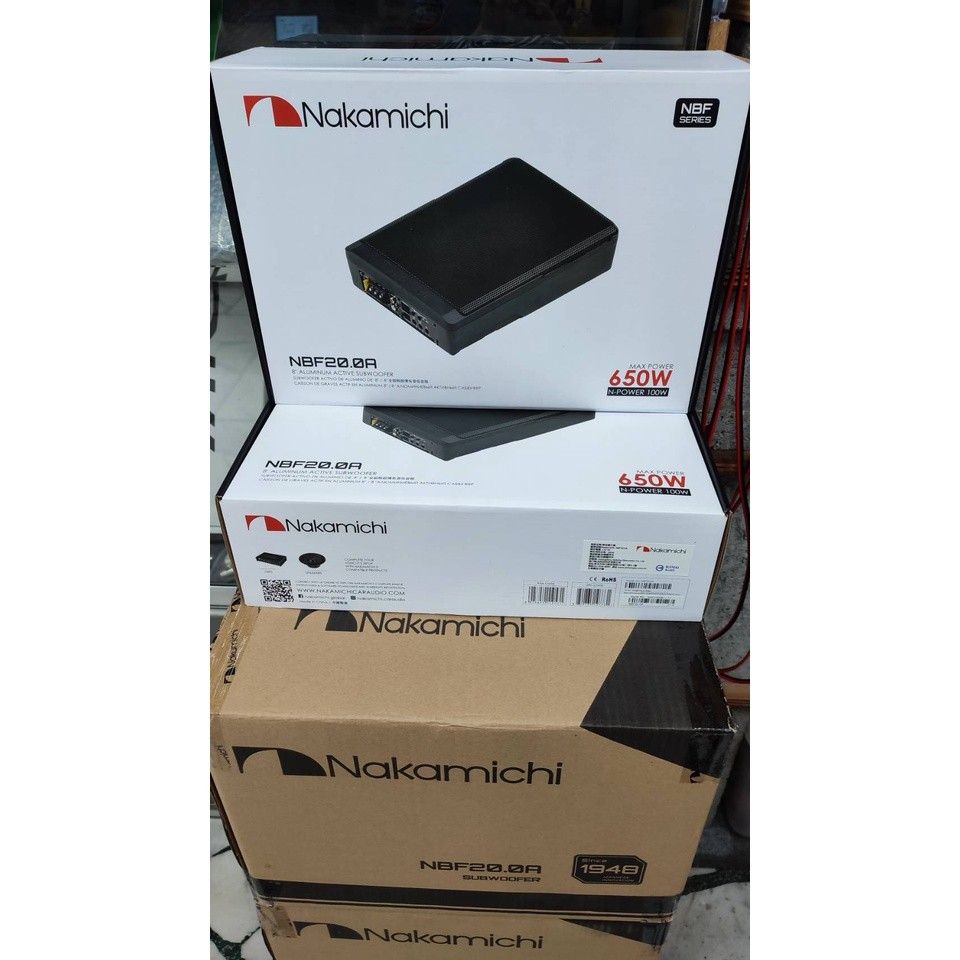 Nakamichi Active Subwoofer NBF20.0A Full Aluminium Body, Audio, Other ...