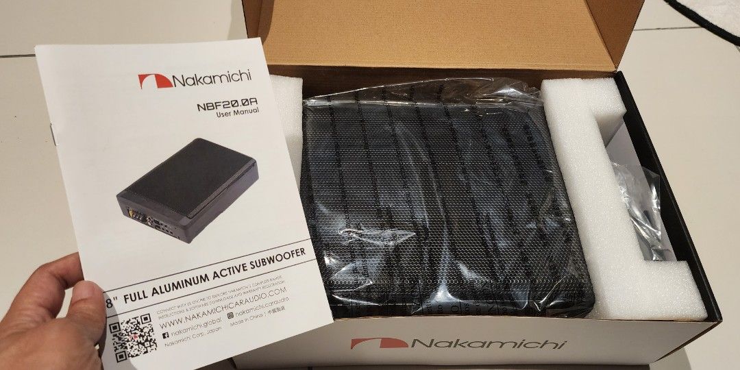 Nakamichi Active Subwoofer NBF20.0A Full Aluminium Body, Audio, Other Audio Equipment on Carousell