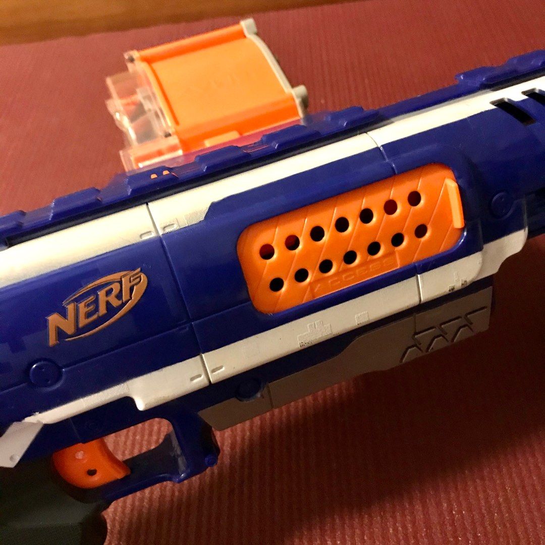 Nerf Gun Rampage Blaster, Hobbies & Toys, Toys & Games on Carousell
