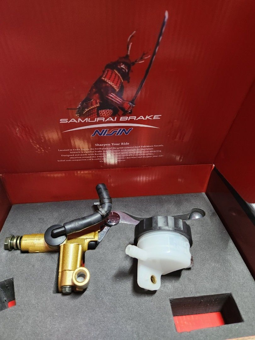 NISSIN UNIVERSAL MASTER BRAKE PUMP, Motorcycles, Motorcycle Accessories ...