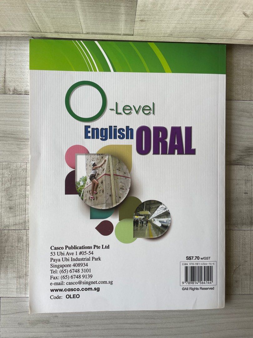 O Level English Oral Book, Hobbies & Toys, Books & Magazines ...