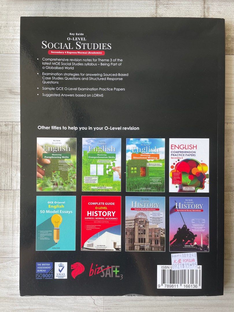 O Level Social Studies Assessment Book, Hobbies & Toys, Books ...