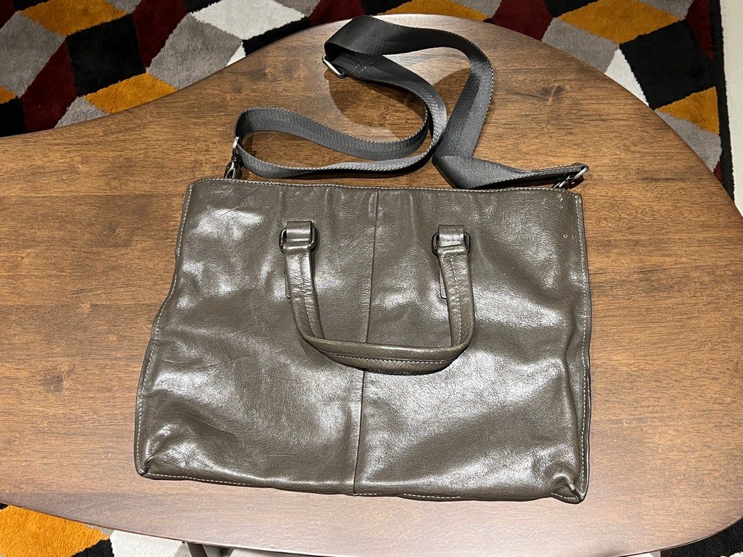 Obermain Leather Messenger Bag Sling Bag Men, Men's Fashion, Bags ...