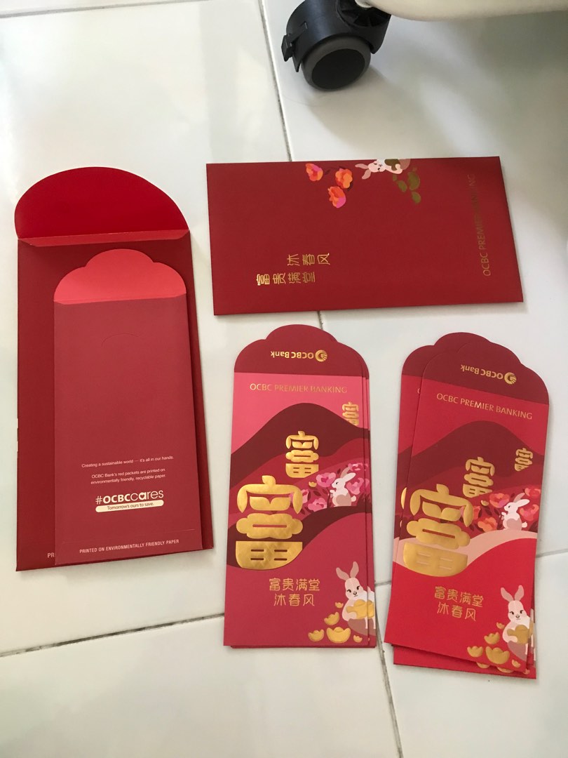 OCBC premier red packet - 2023, Women's Fashion, Bags & Wallets ...