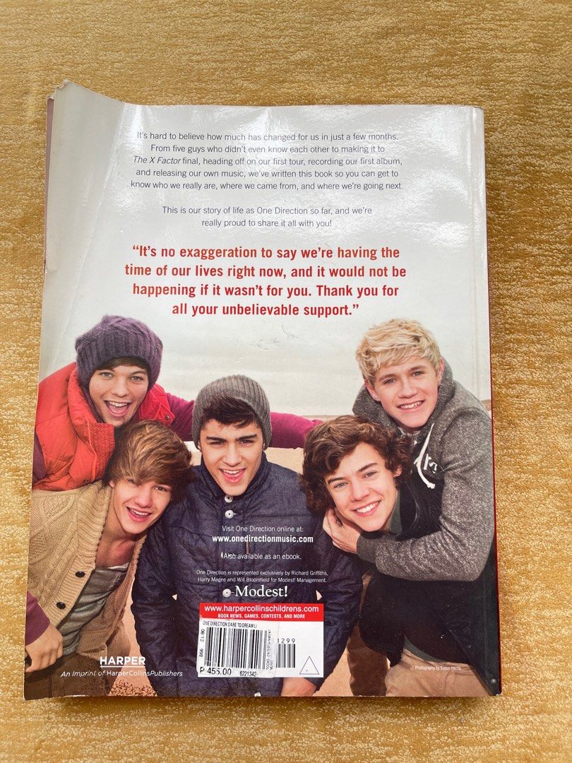 One Direction: Dare to Dream - Life as One Direction, Hobbies & Toys ...