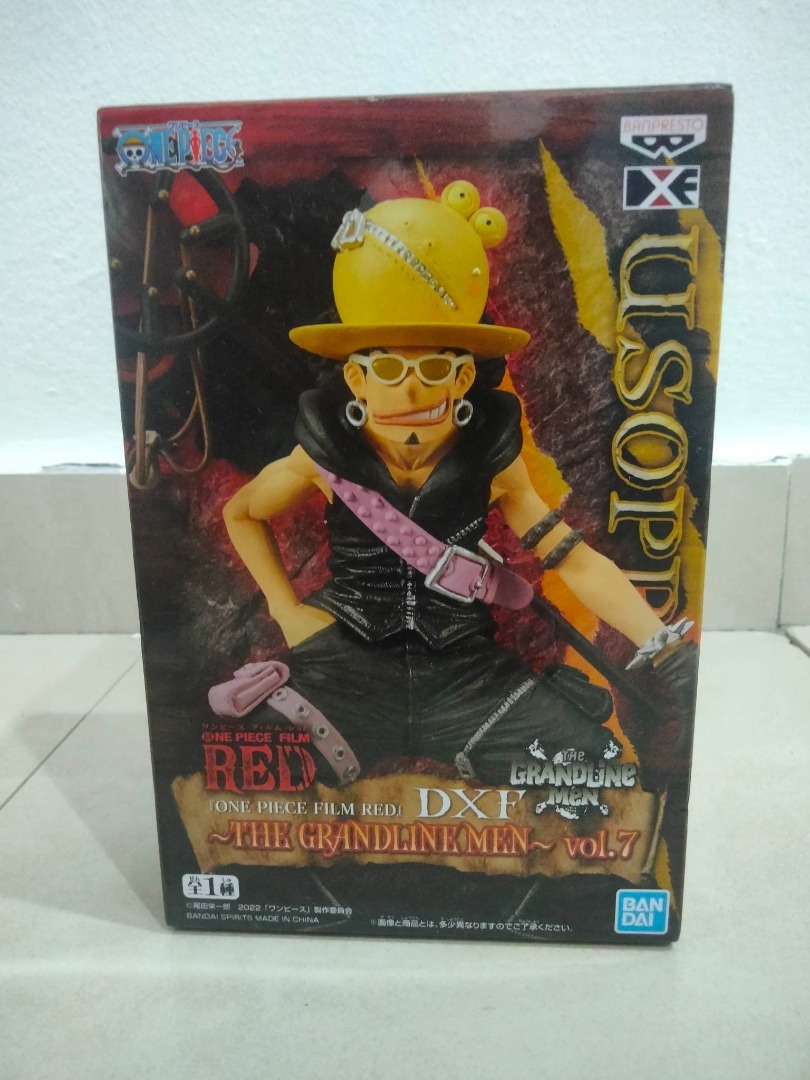 One Piece DXF Film Red The Grandline Men Vol.7 Usopp Gold Sticker, Hobbies & Toys, Toys & Games ...