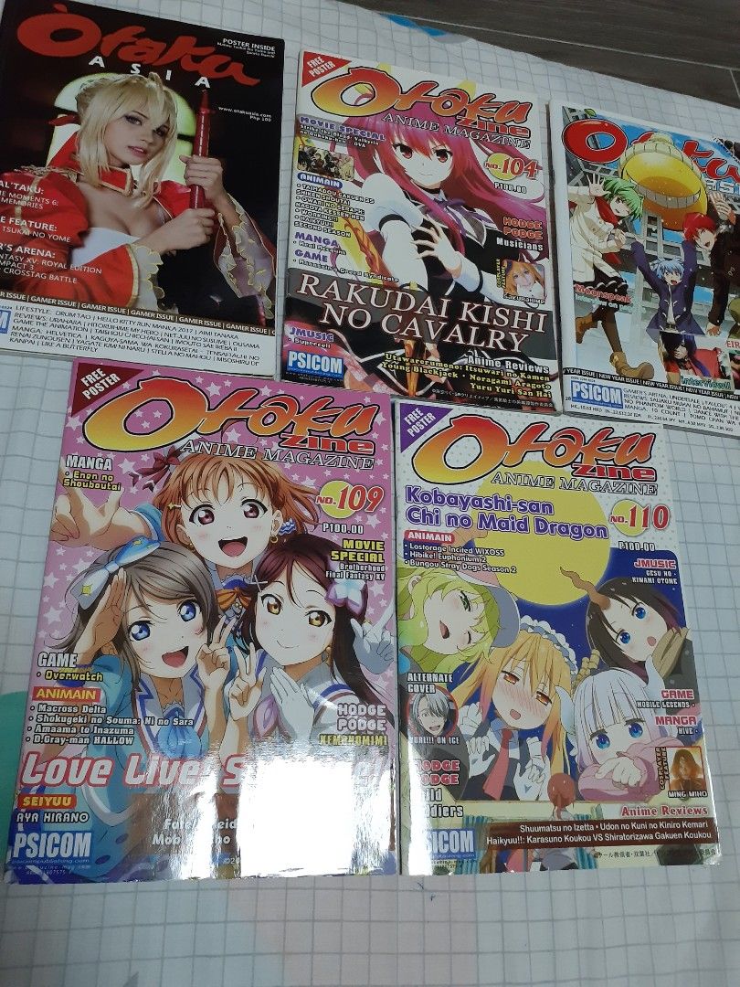 OTAKU ANIME MAGAZINES, Hobbies & Toys, Books & Magazines, Magazines on ...