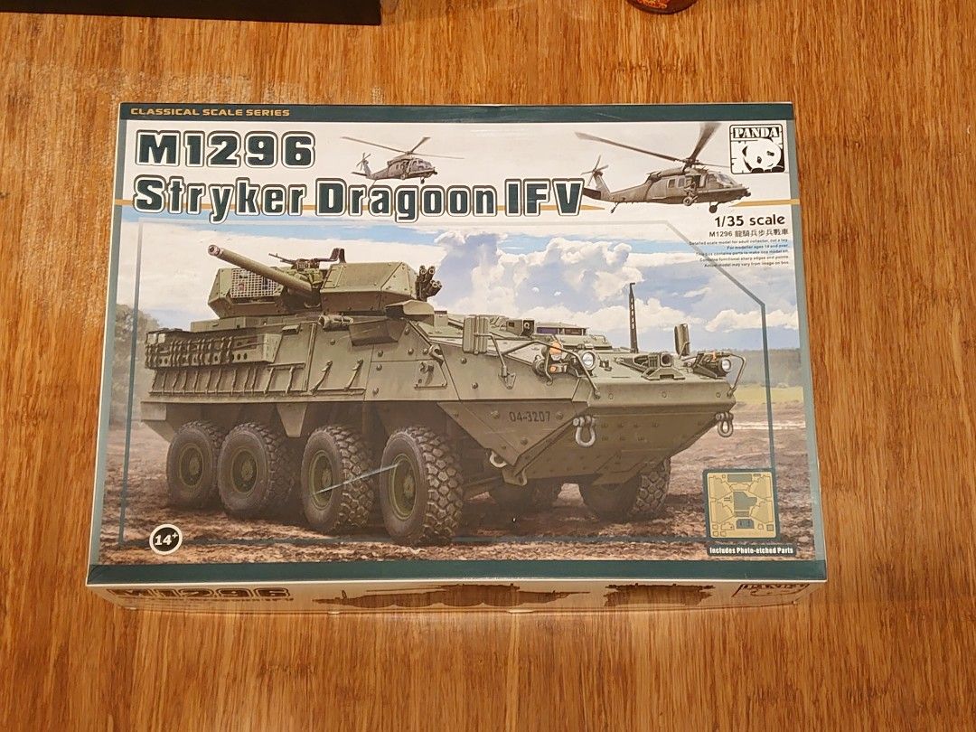 Panda 1:35 M1296 Stryker Dragon IFV, 興趣及遊戲, 玩具 & 遊戲類 - Carousell