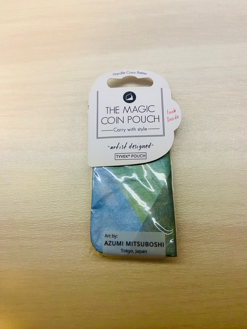 Paperwallet - The Magic Coin Pouch - Artist Designed by Azumi Mitsuboshi, Men's Fashion, Bags ...