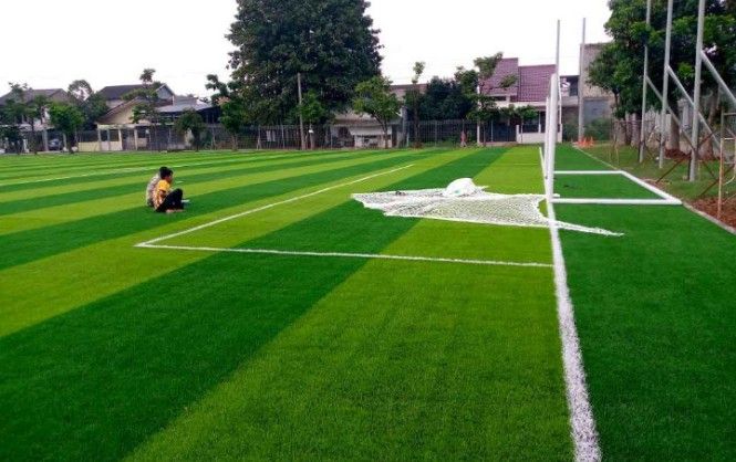 Pemasangan Lapangan Mini Soccer Dan Futsal, Olah Raga, Perlengkapan ...
