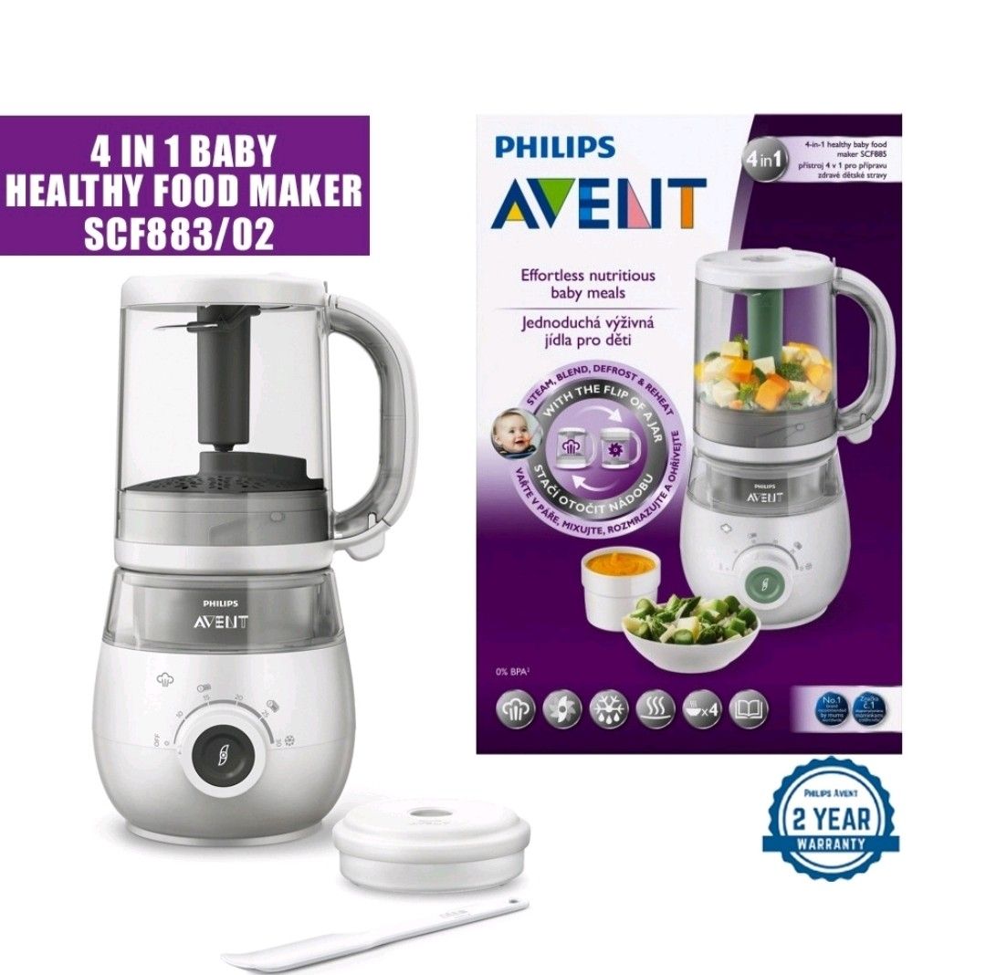 Philips Avent 4-in-1 Healthy Baby Food Maker, Babies & Kids, Nursing ...