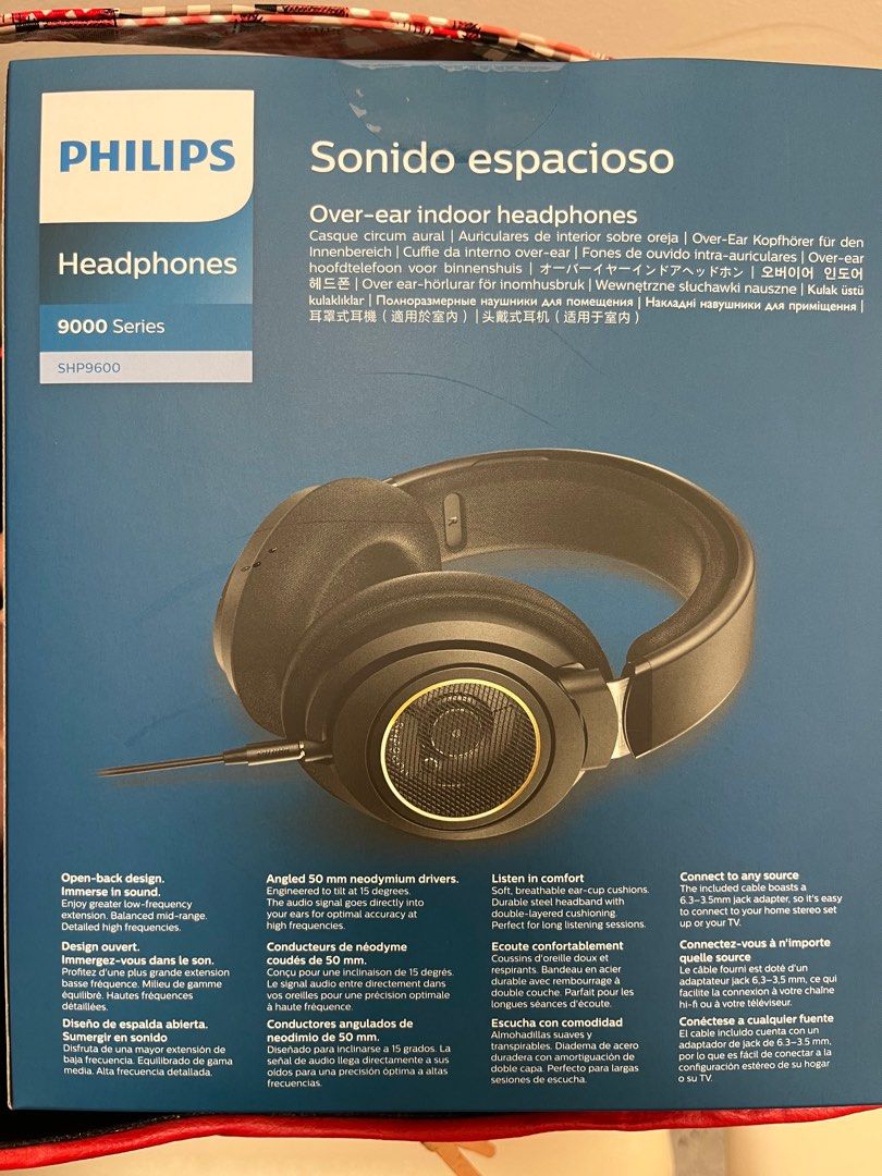 Philips SHP9600 Over-ear Headphones, Audio, Headphones & Headsets on ...