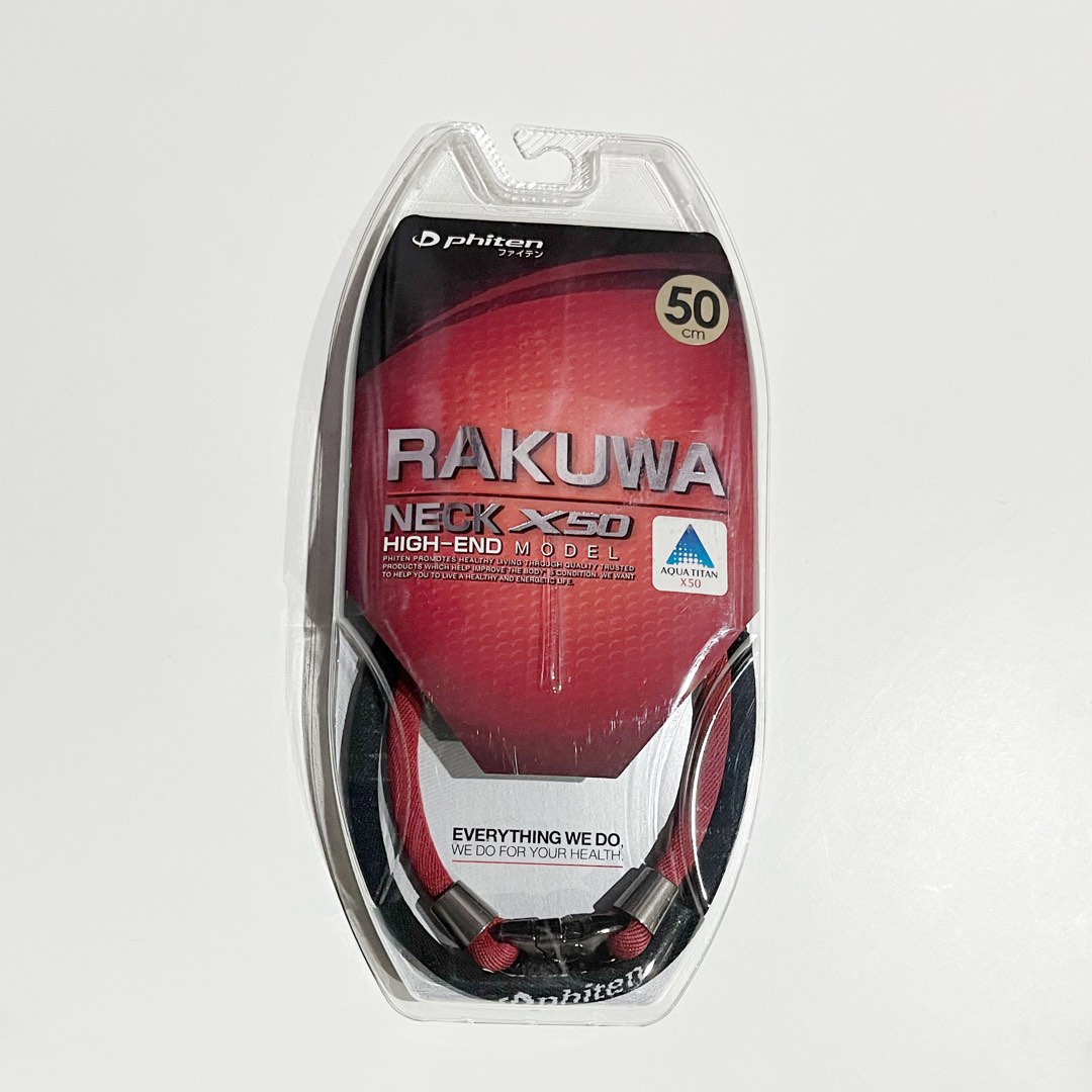 Phiten Rakuwa X50 High End, Health & Nutrition, Medical Supplies ...