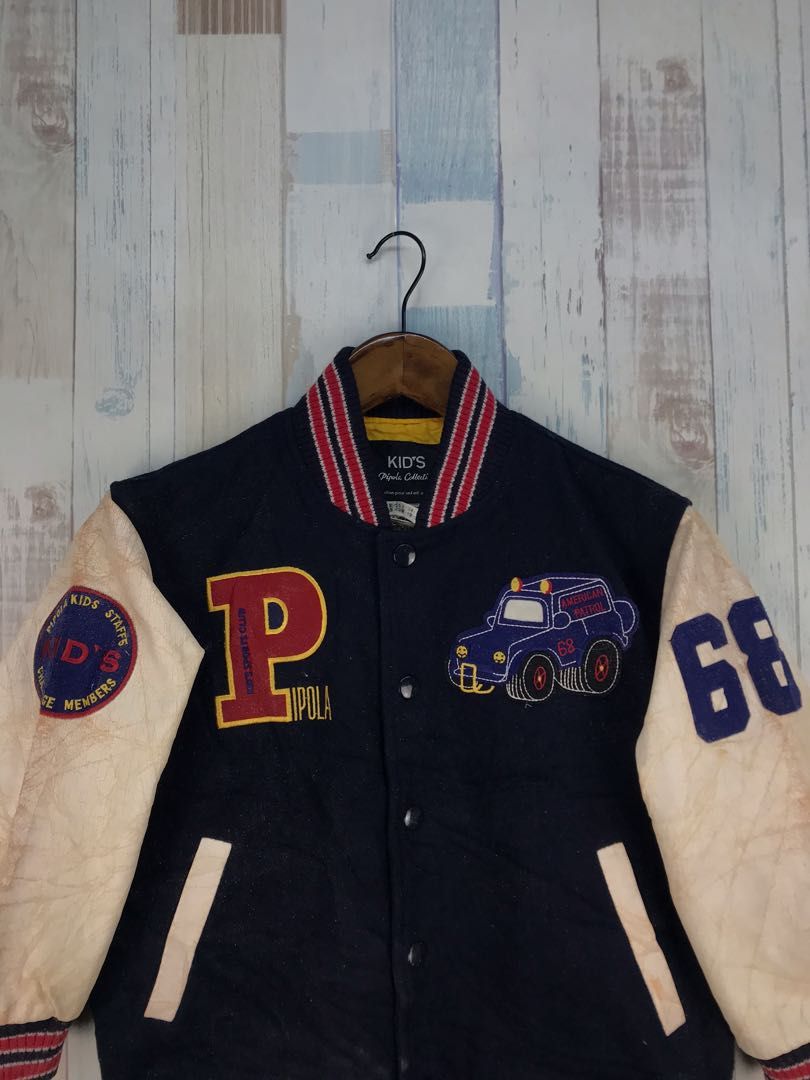 Pilola collection varsity jacket for kids, Babies & Kids, Babies & Kids ...