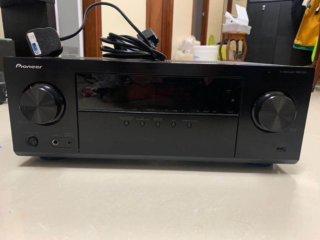 Pioneer VSX-531 (5.1 Channel AV Receiver, 4K), 音響器材, Soundbar、揚聲器、藍牙喇叭、耳擴 - Carousell