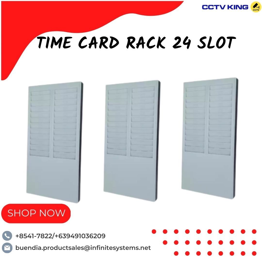 PLASTIC TIME CARD RACK-24 SLOTS, Computers & Tech, Office & Business ...