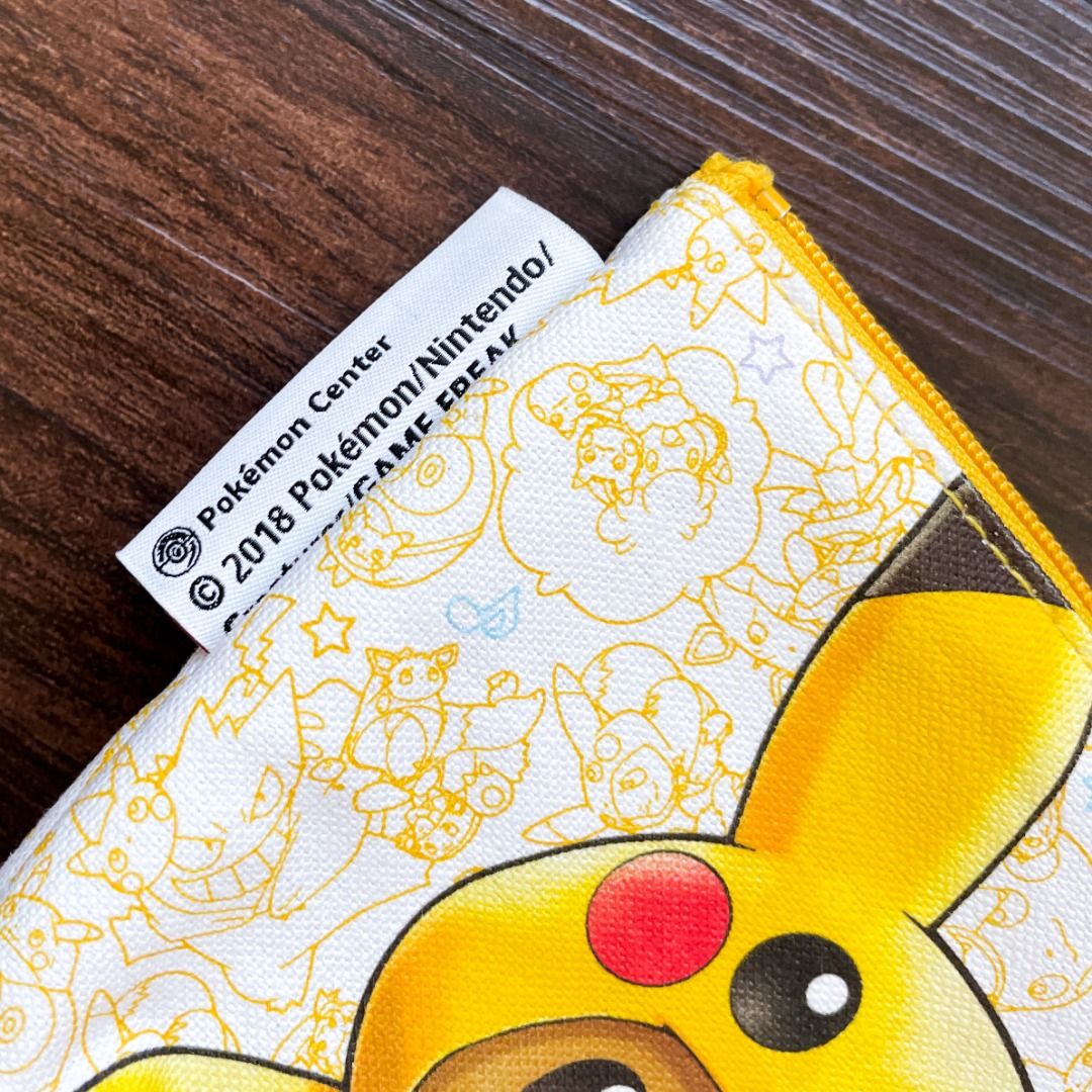 Pokemon Center 2018 Fan of Pikachu & Eevee Pouch Case Bag, Hobbies ...