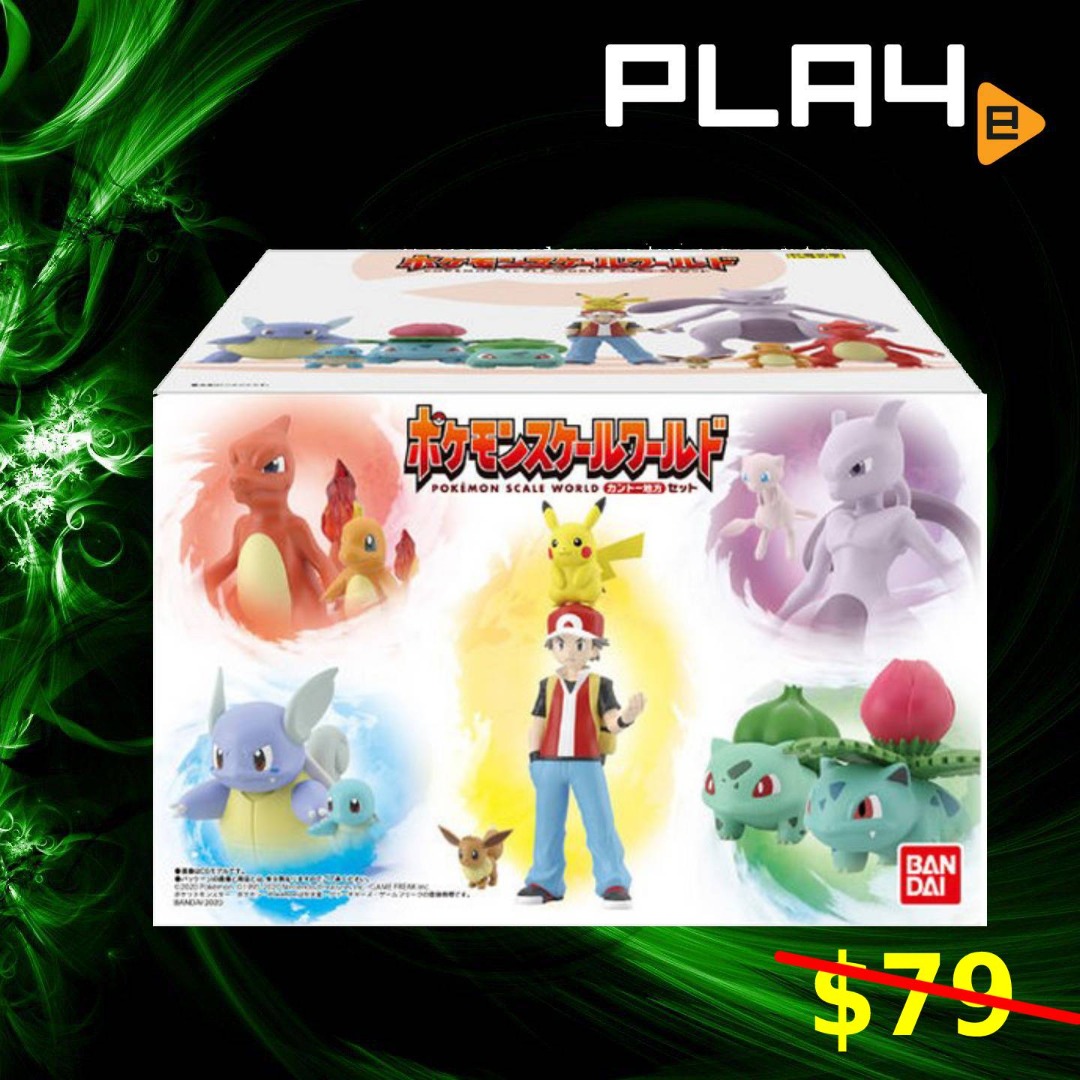 Pokemon Scale World Kanto Region - Set 1 (7102142) Brand New, Hobbies ...